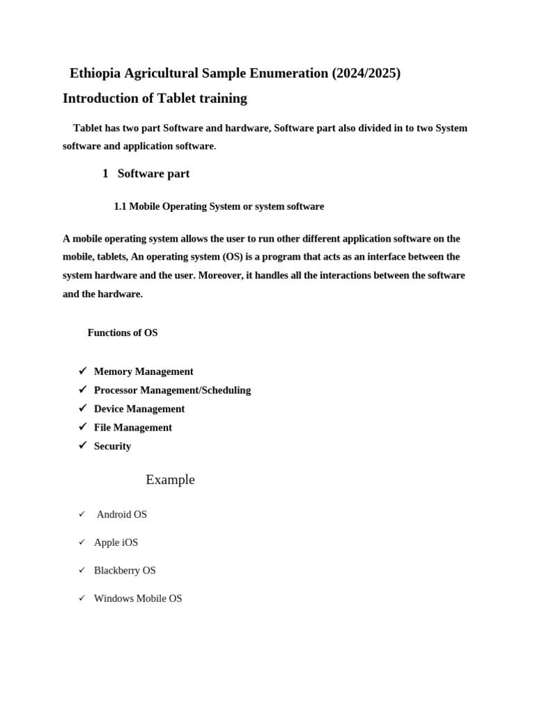 Tablet Training Introduction Guide | PDF | Tablet Computer | Operating ...