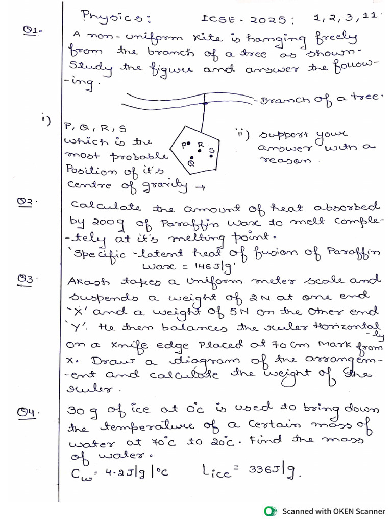 Physics Assignment | PDF