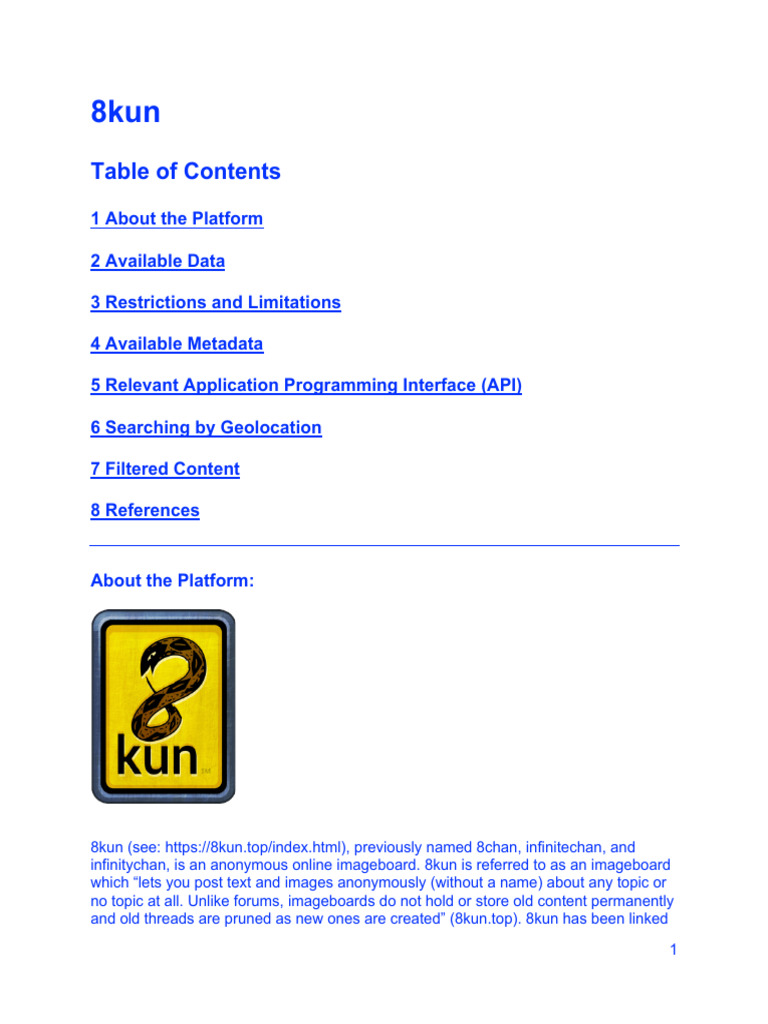 Overview of 8kun Imageboard Features | PDF | Internet Forum | Computing
