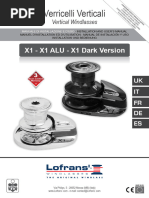 Lofrans Progress 1 Windlass Manual | PDF | Anchor | Clutch