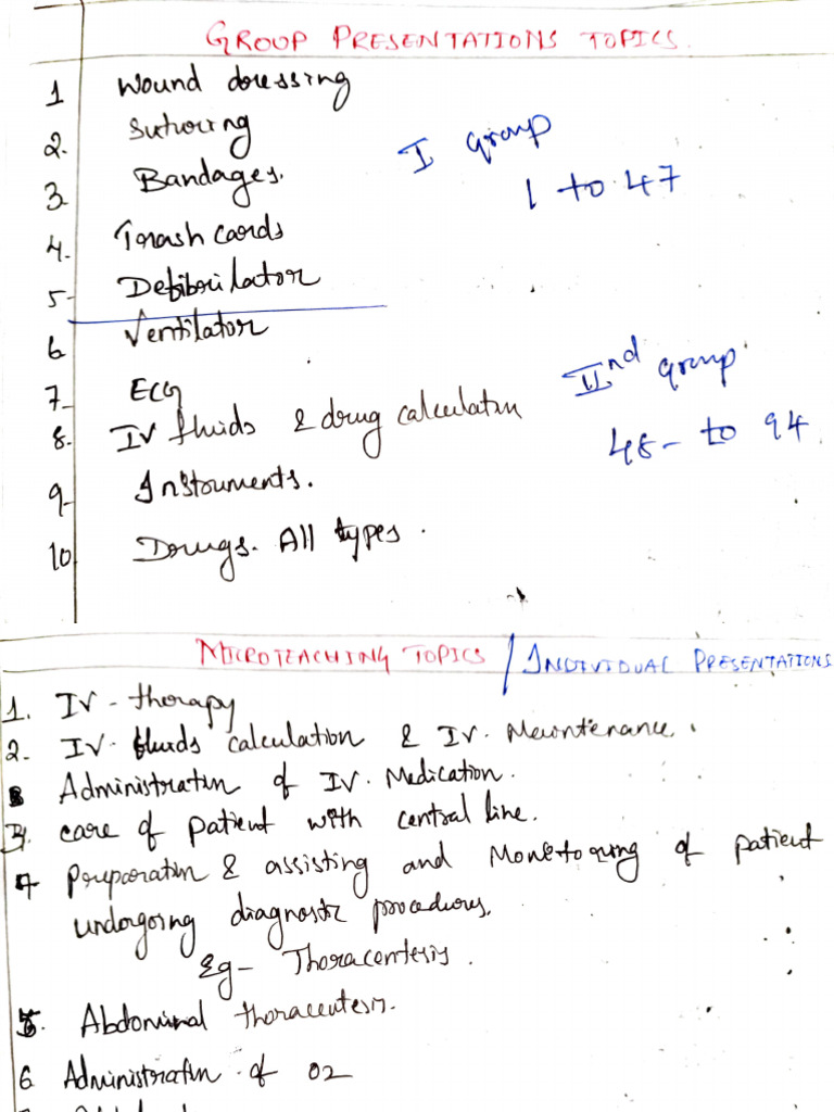 Group Presentation and Individual Presentation.... | PDF