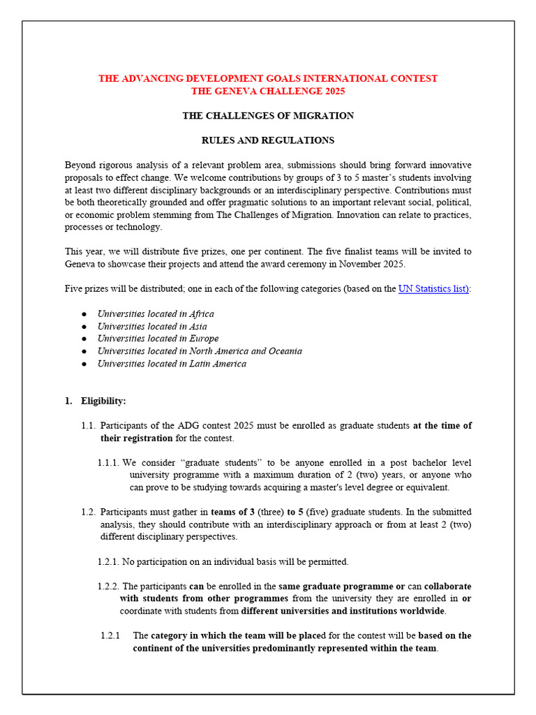 Rules-Regulations_2025_MIGRATION | PDF