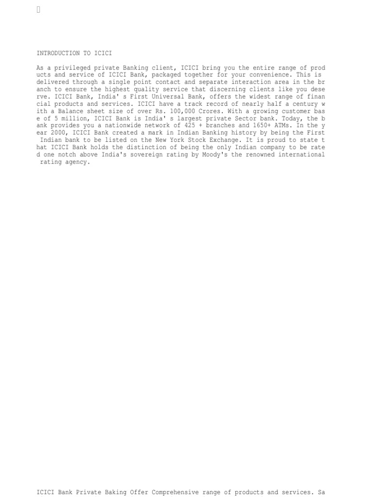 Icici Bank | PDF | Banks | Cheque