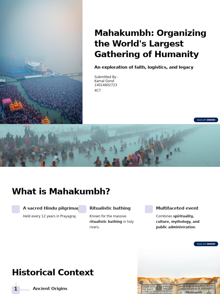 Mahakumbh-Organizing-the-Worlds-Largest-Gathering-of-Humanity | PDF
