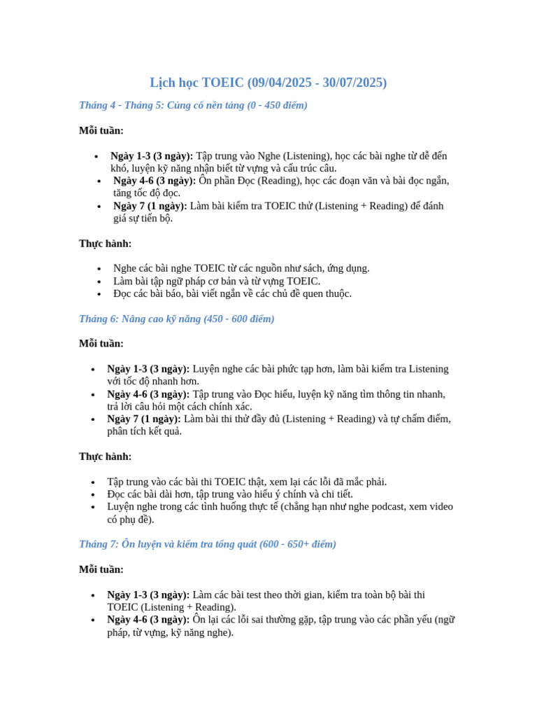 Toeic Study | PDF