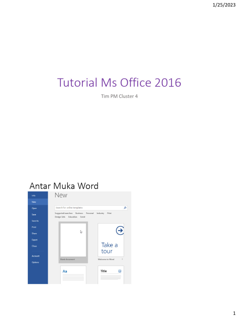 Modul Microsoft Office | PDF