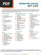 DofE Expedition Kit List 2025 | PDF