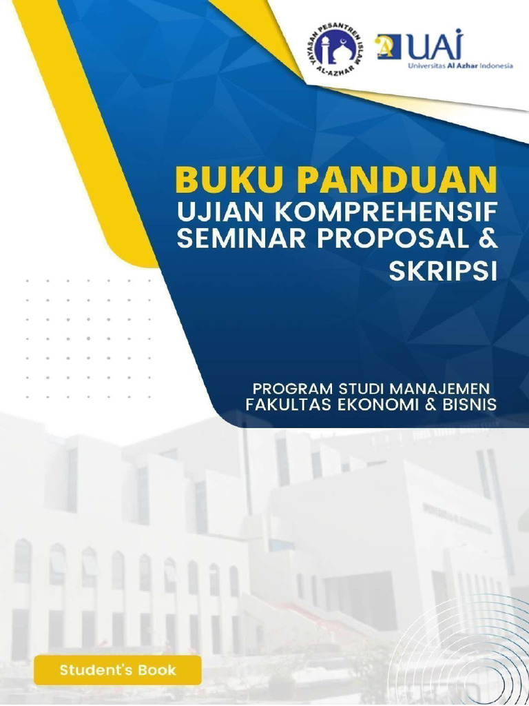 BUKU PEDOMAN SKRIPSI MANAJEMEN - Revised 2024 | PDF