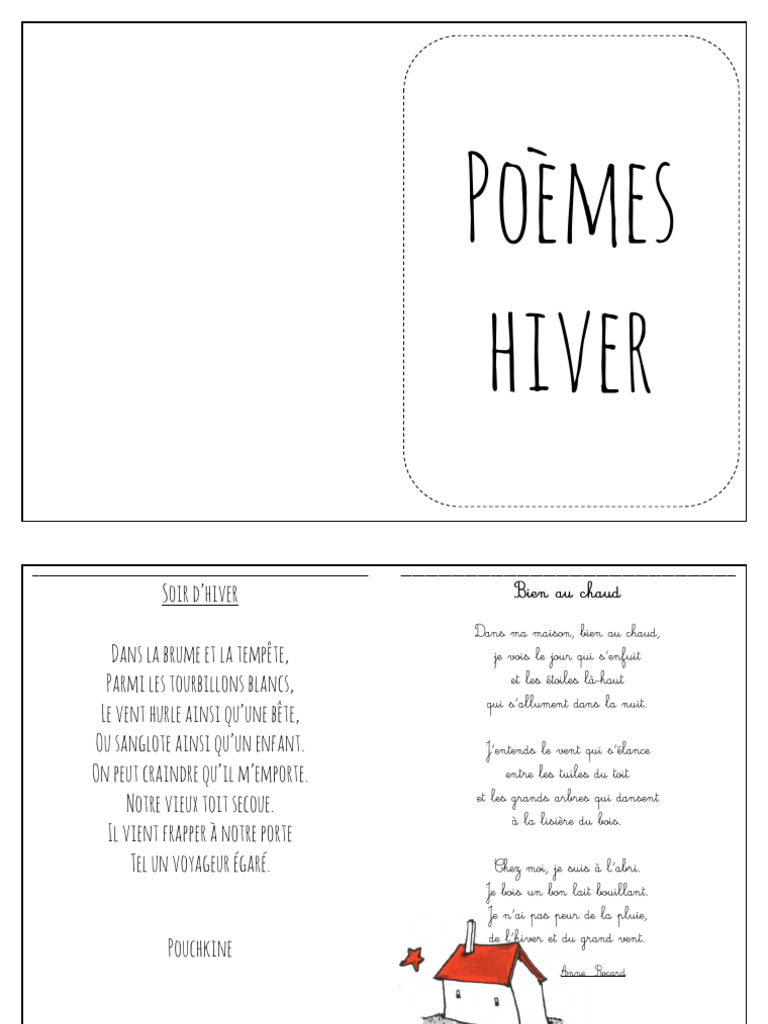 Poèmes sur l'hiver et Noël | PDF