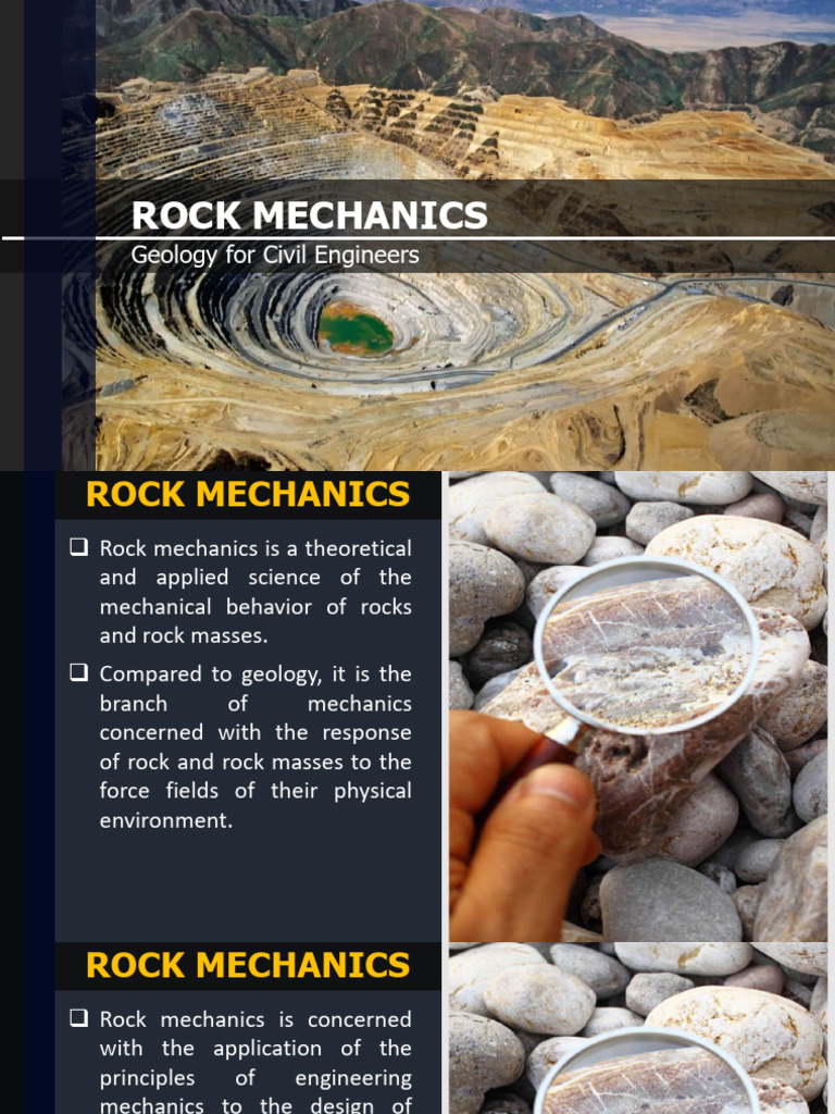 Lecture 2-Rock Mechanics | PDF | Strength Of Materials | Stress (Mechanics)
