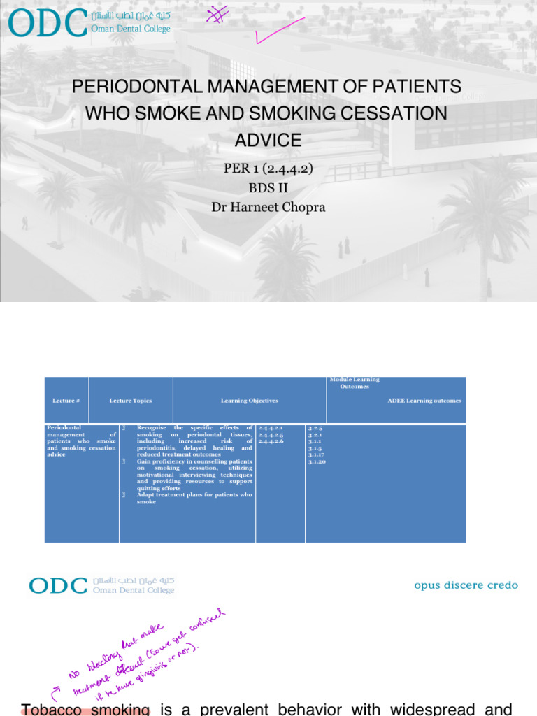 13 - Periodontal Management of People Who Smoke | PDF