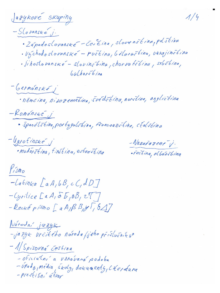 Cestina Test Dvacatehotretihotreti | PDF