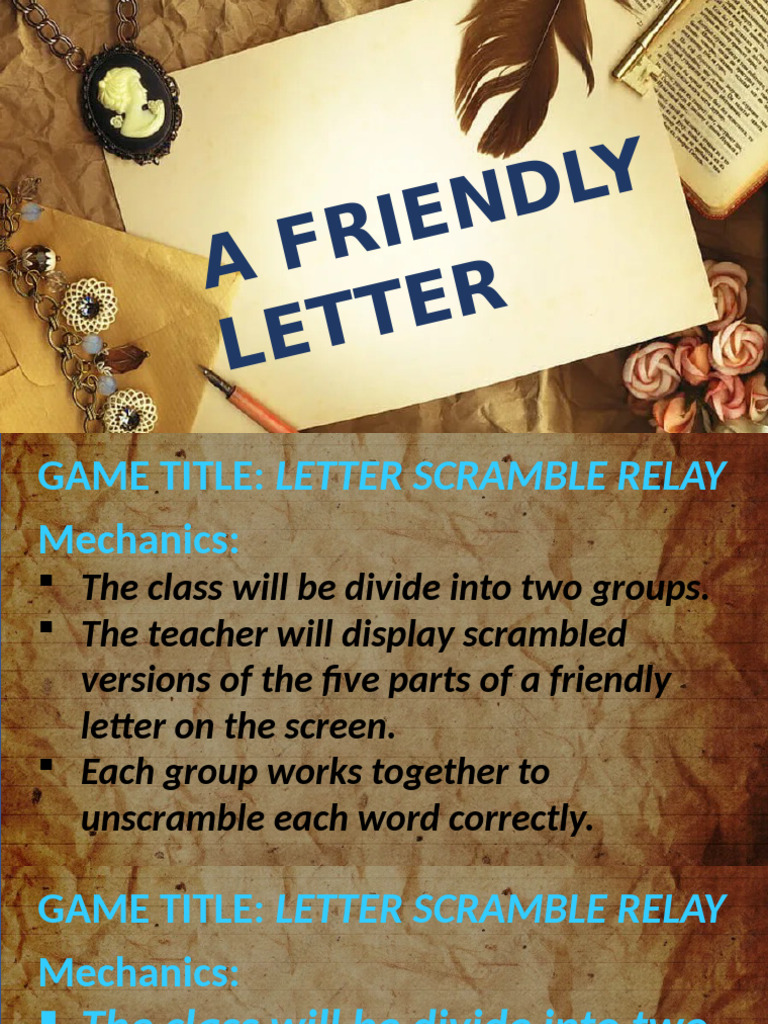 q4 l3 A Friendly Letter | PDF