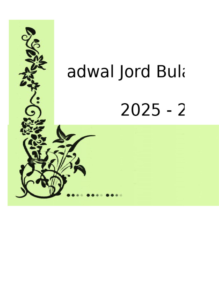 Format JBH 2025 | PDF