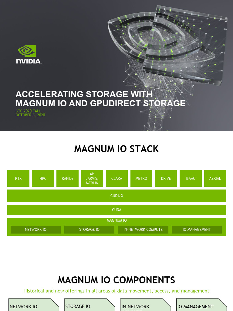 A21209 Accelerating Storage With Magnum IO and GPUDirect Storage ...