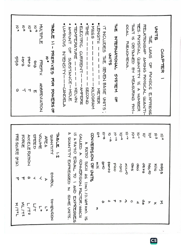 Physics Midterm Notebook | PDF