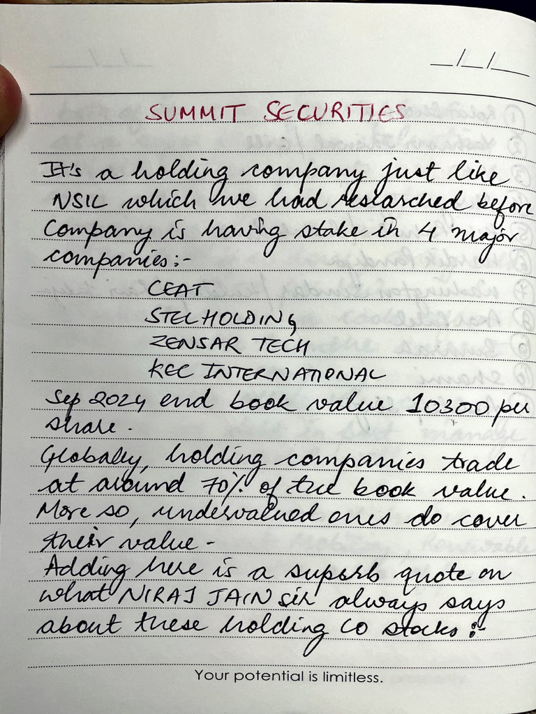 Summit Securities | PDF