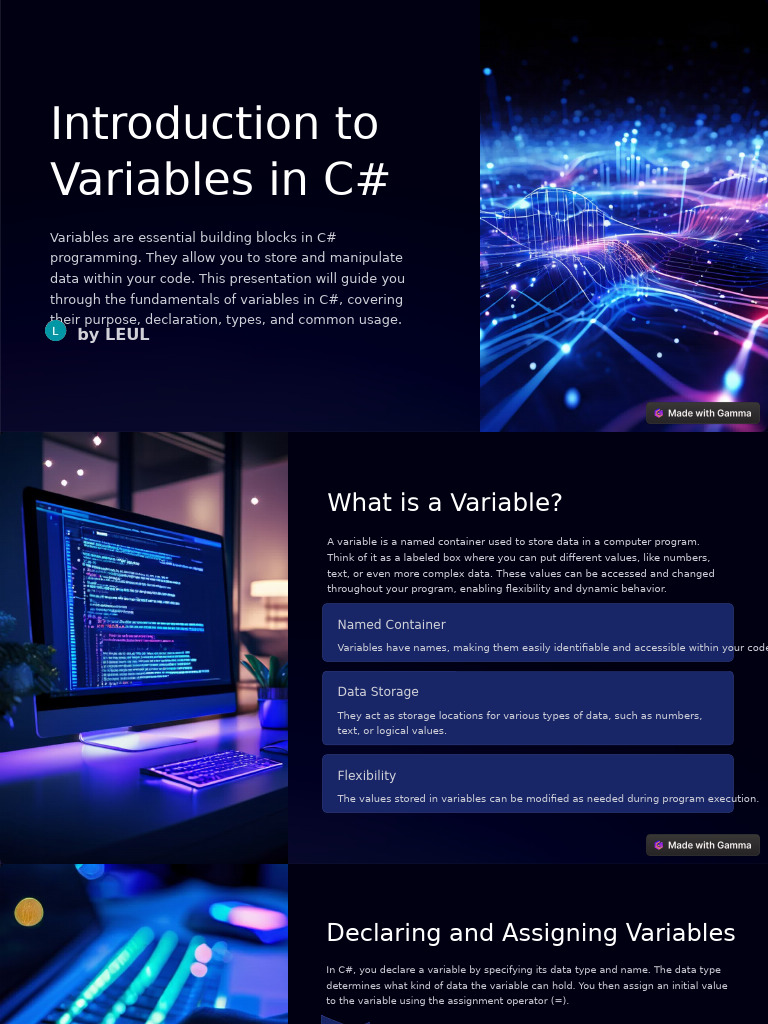 Introduction To Variables In C 3 Pdf Boolean Data Type Computer Science