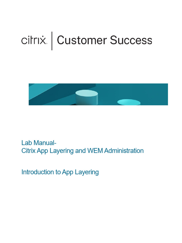 CWS 314 2I en LabManual M01 V02 | PDF | Hyper V | Citrix Systems
