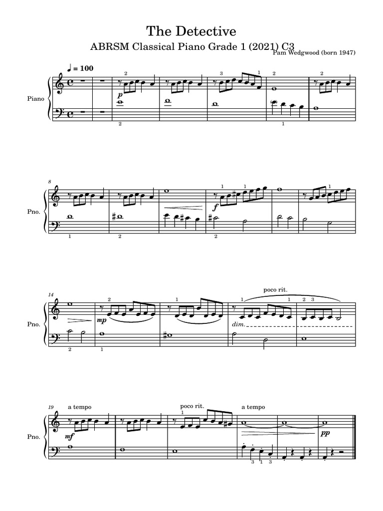 The Detective - Grade 1 | PDF