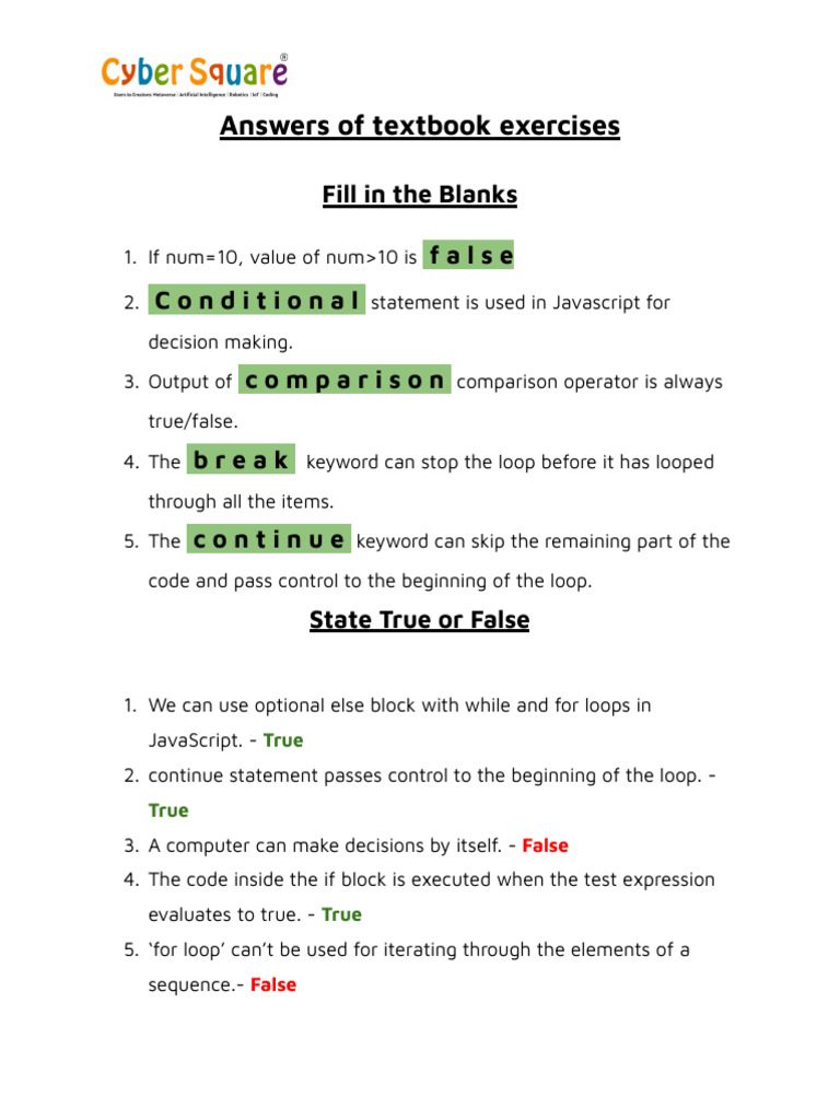 Textbook Exercise-G6 - M5 | PDF | Control Flow | Functional Programming