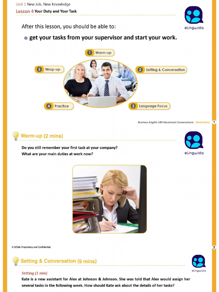 Unit 1 Lesson 4_Elingwista | PDF