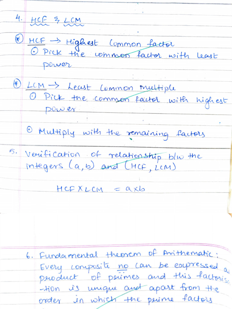 Real Numbers Notes | PDF | Numbers | Mathematics