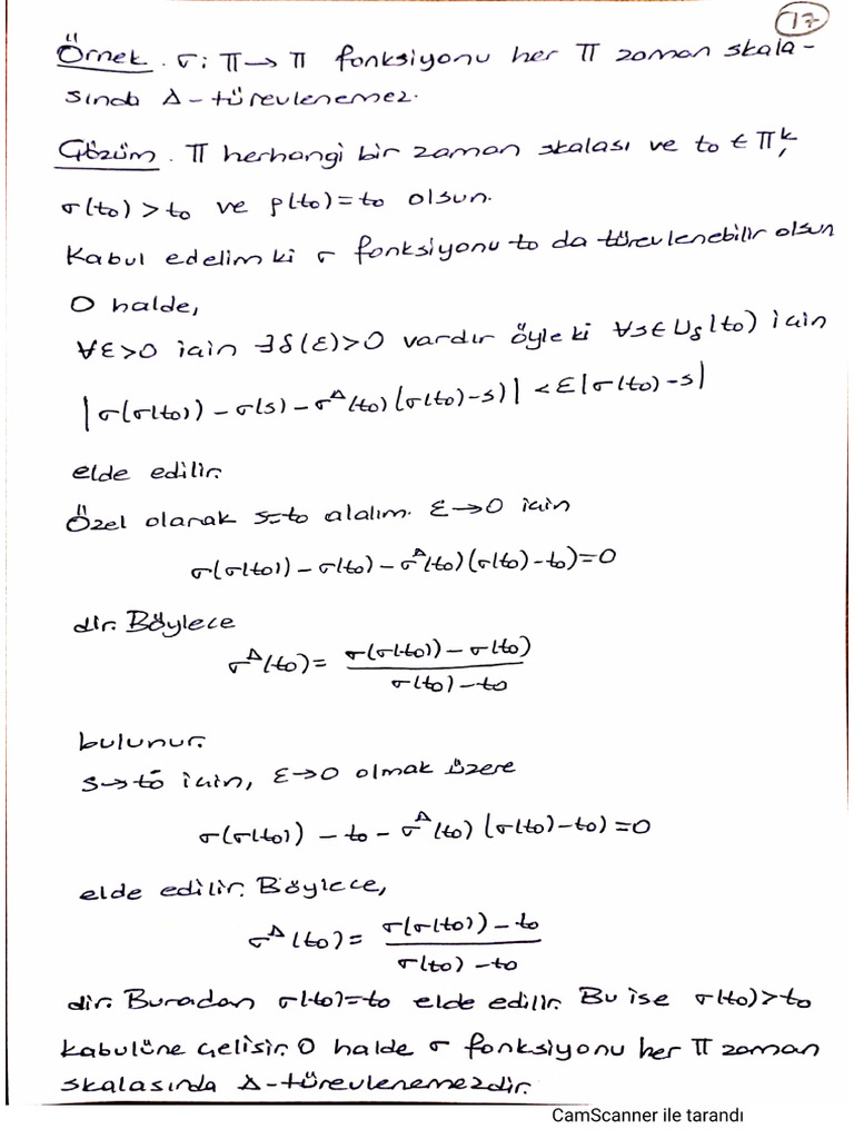 Zaman Skalasinda Türeve Devam | PDF