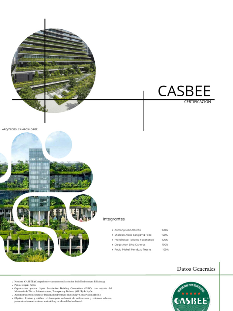 CASBEE | PDF | Uso eficiente de energía | Sustentabilidad