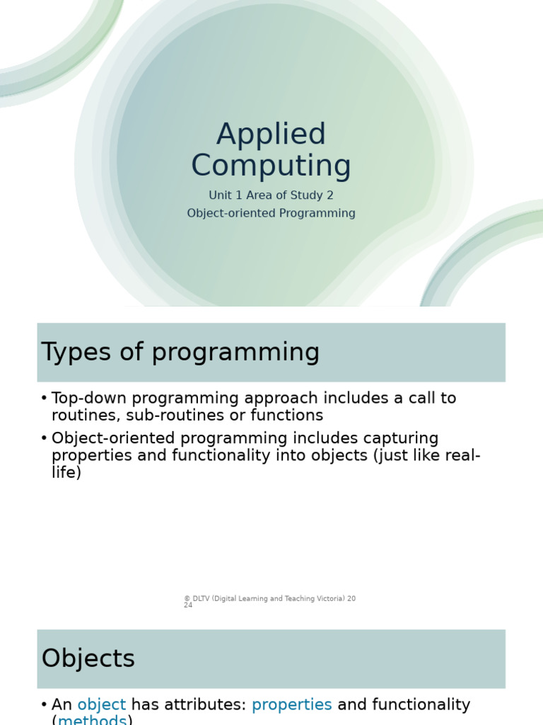 U102 Activity OOP | PDF | Object Oriented Programming | Class (Computer Programming)