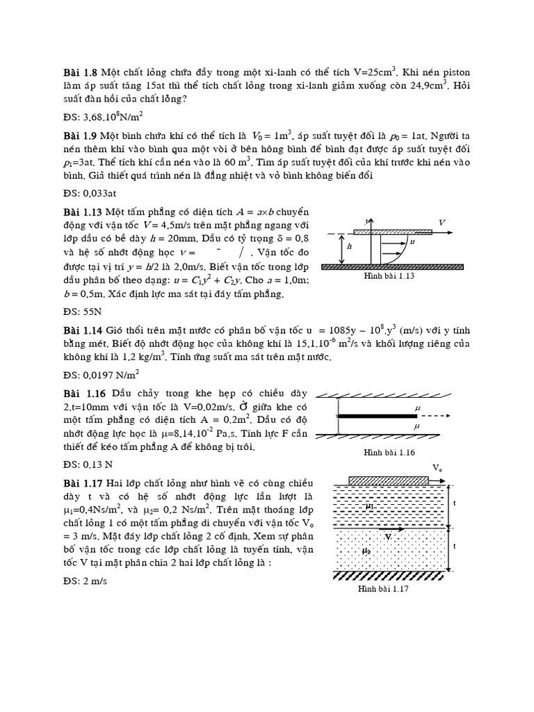 (123doc) - Bai-Tap-Co-Luu-Chat-Tien-Si-Le-Song-Giang-Dh-Bach-Khoa-Tphcm | PDF
