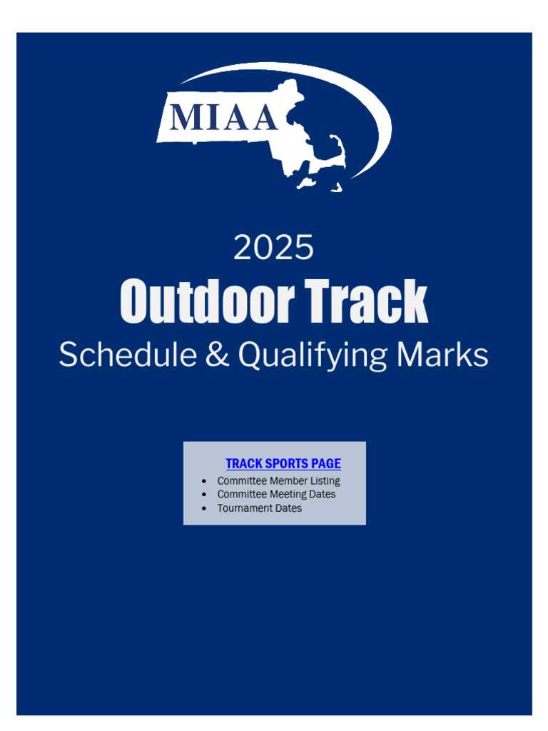 outdoor-track-2025-schedule-qualifying-marks (1) | PDF | Track And ...
