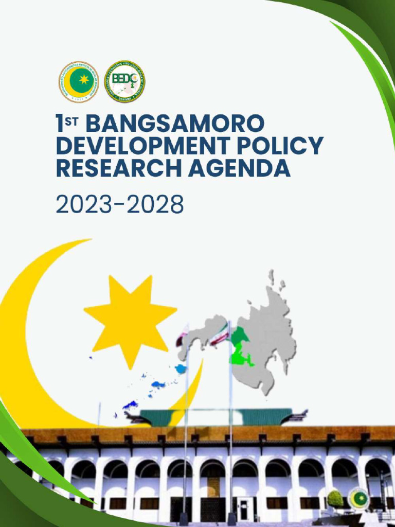 1st Bangsamoro Development Policy Research Agenda (BDPRA) 2023-2028 | PDF | Governance ...