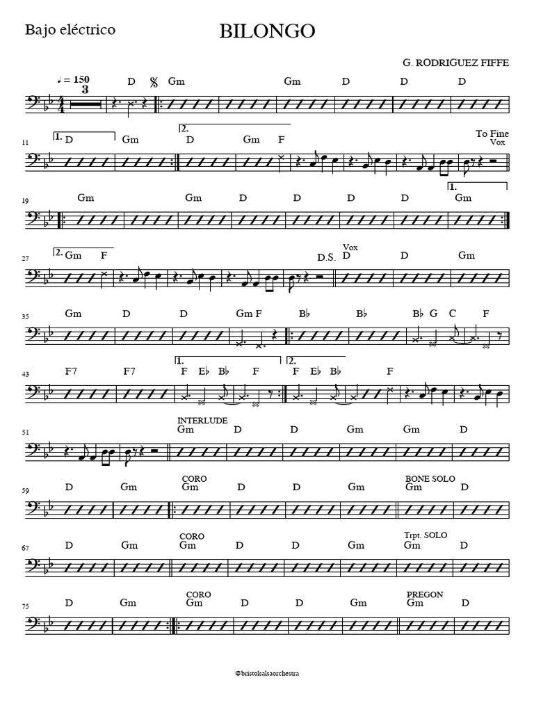 Bilongo-Bajo Eléctrico | PDF