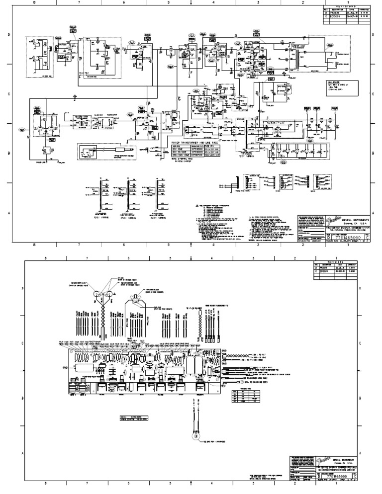 68 Custom Princeton Reverb Schematic | PDF