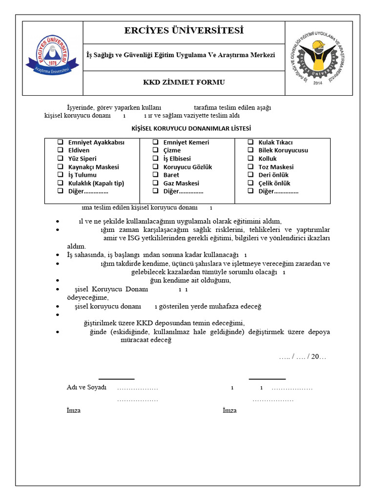 kkd-zimmet-formu | PDF