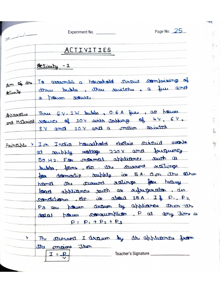 12 Physics Activities 2025-26 | PDF