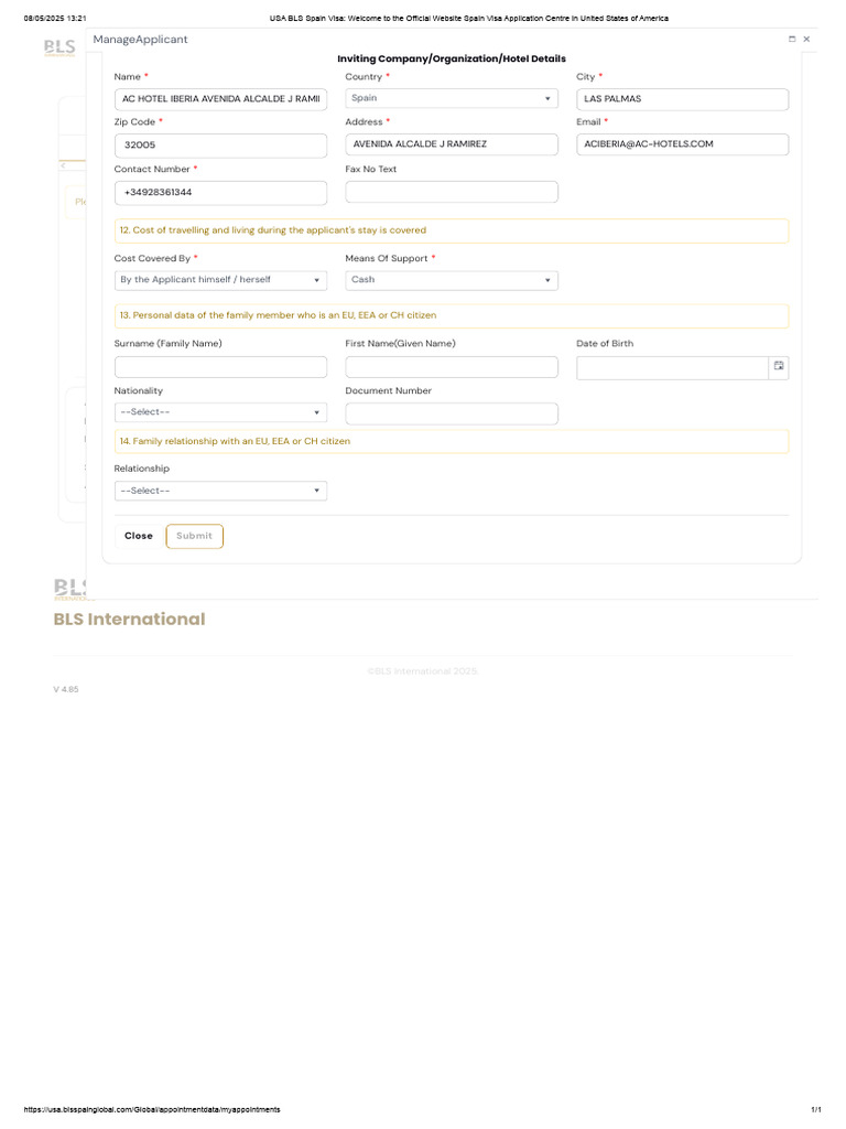 USA BLS Spain Visa - Welcome To The Official Website Spain Visa ...