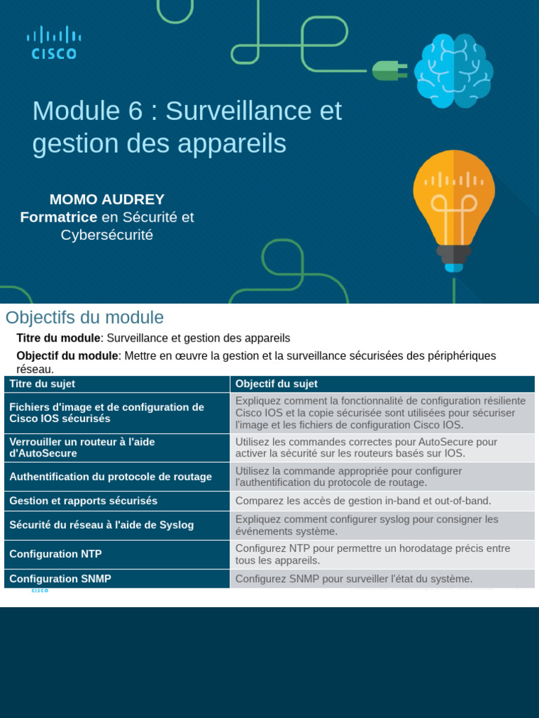 Network Security v1.0 - Module 6.en.fr | PDF | Système de noms de domaines | Protocoles Internet