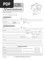 ASQ3 - 18 Month - Questionnaire | PDF