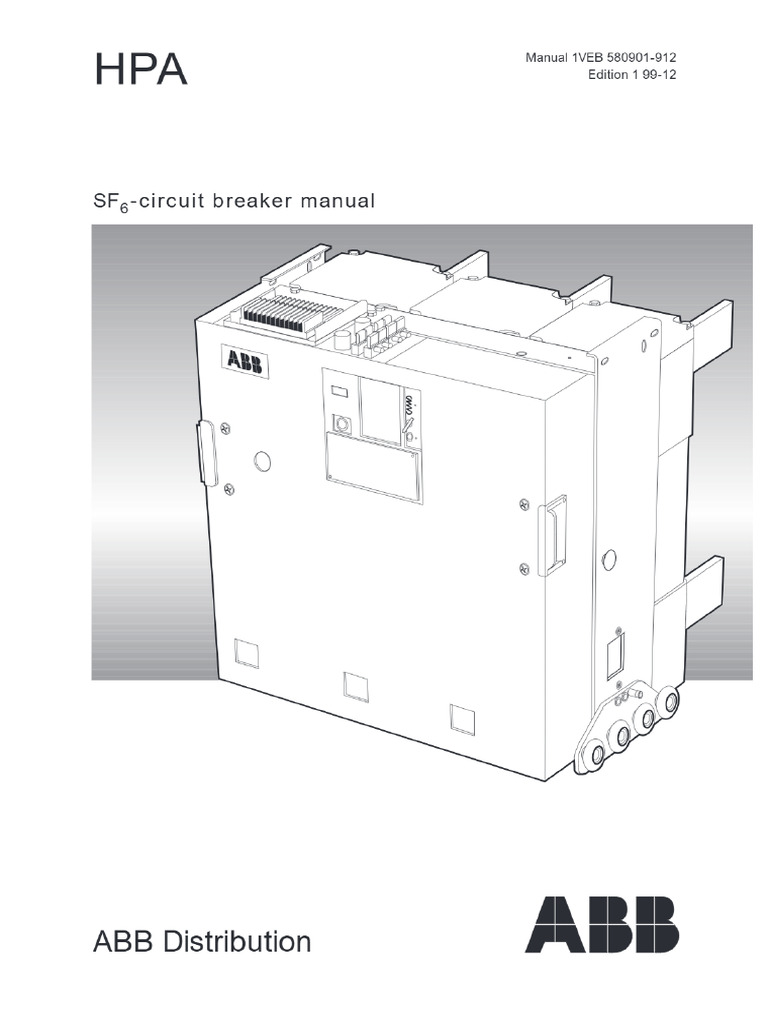 Hpa Sf6-Circuit Breaker Manual - Abb | PDF