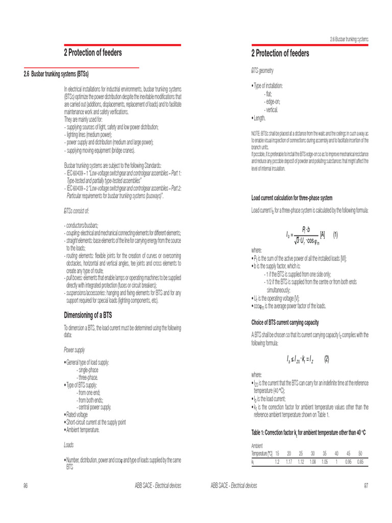 Pages From Abb - Electrical Installation Handbook - Ii | PDF ...
