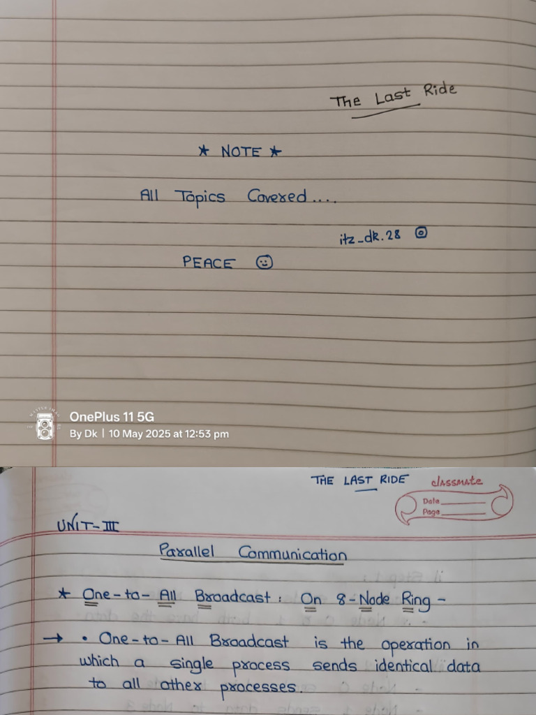 HPC Endsem Notes by DK? | PDF