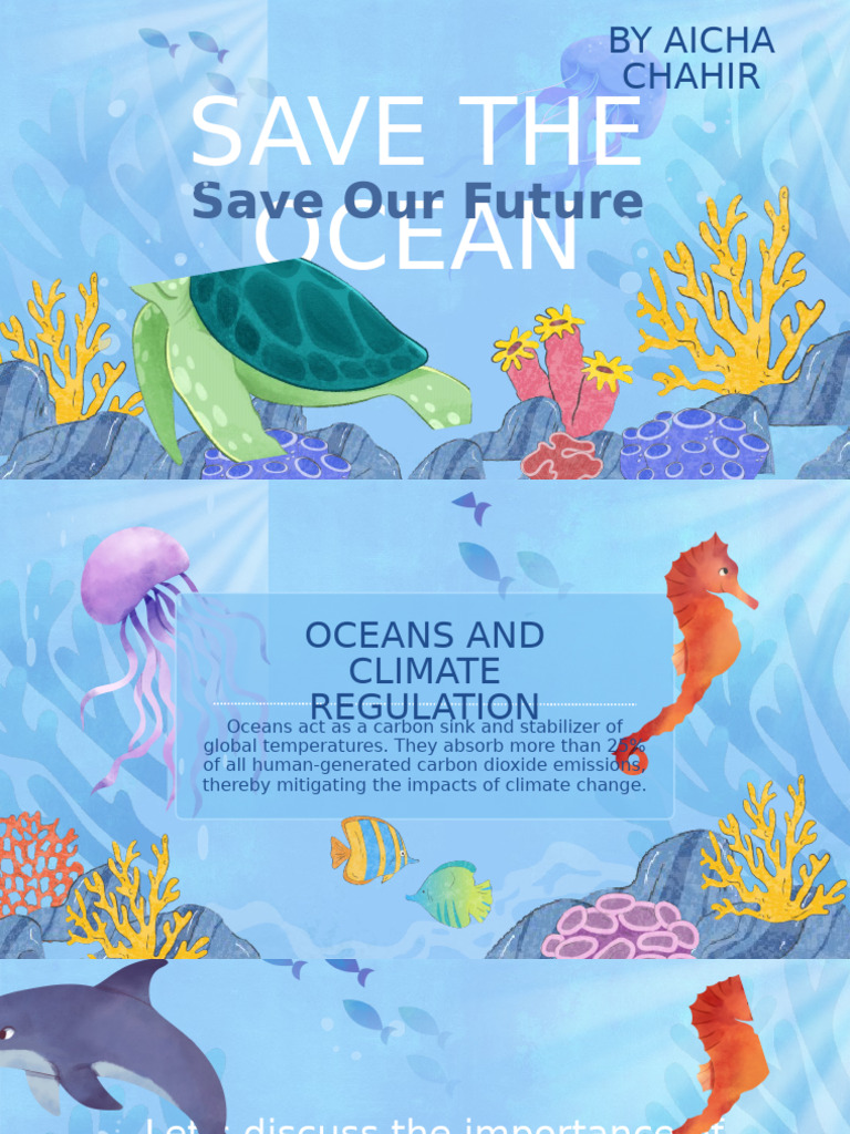 Life Below Water Project | PDF | Oceans | Climate Change