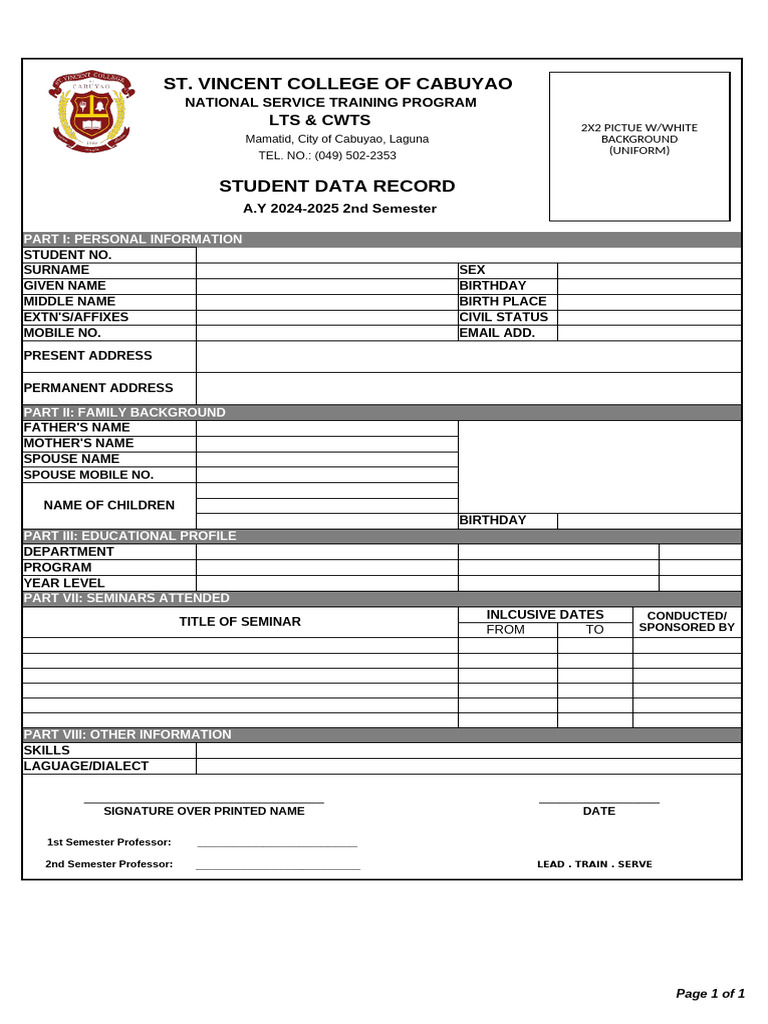 Student Record | PDF