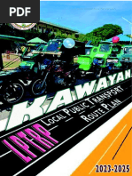 LPTRP Template (Draft) As of 21nov2022 | PDF | Transport | Public Transport