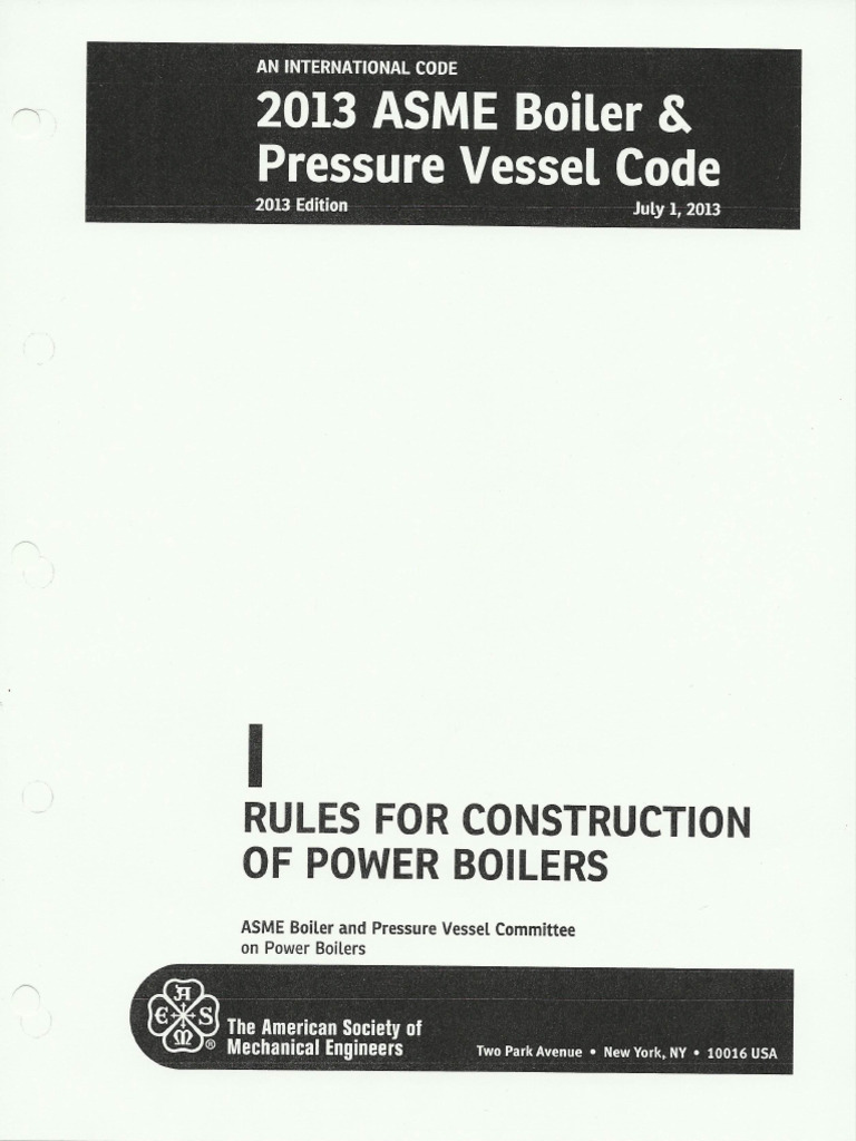 6-ASME Section I - 2013 | PDF