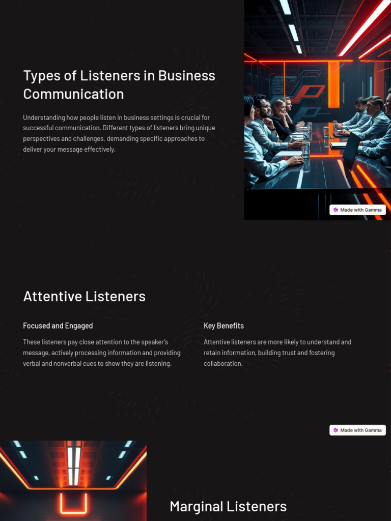 Types-of-Listeners-in-Business-Communication | PDF | Empathy ...