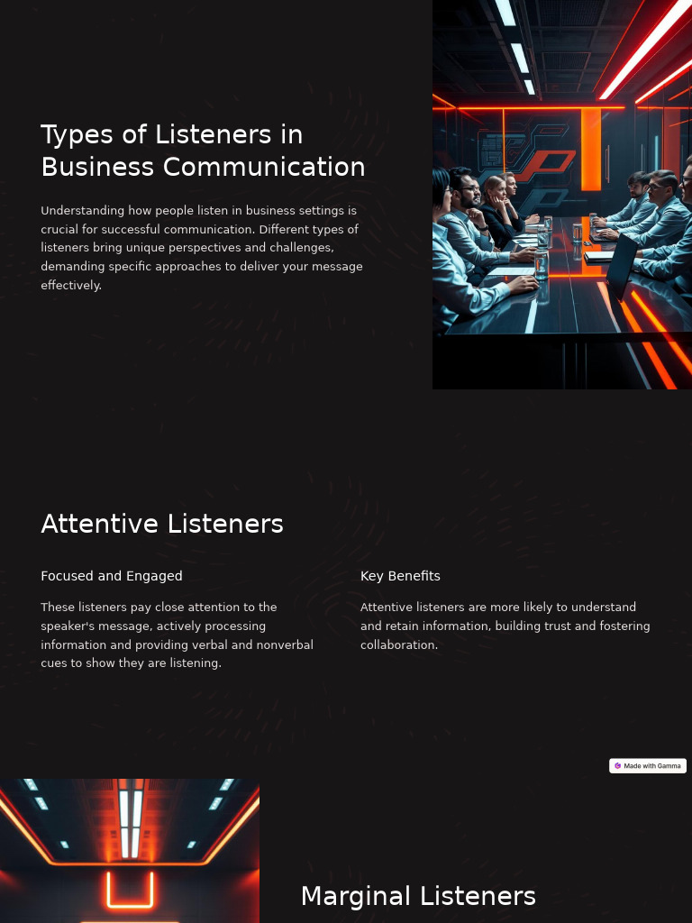 Types of Listeners in Business Communication | PDF | Empathy ...