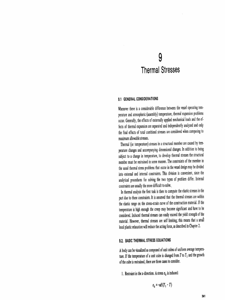 09 - Thermal Stresses | PDF